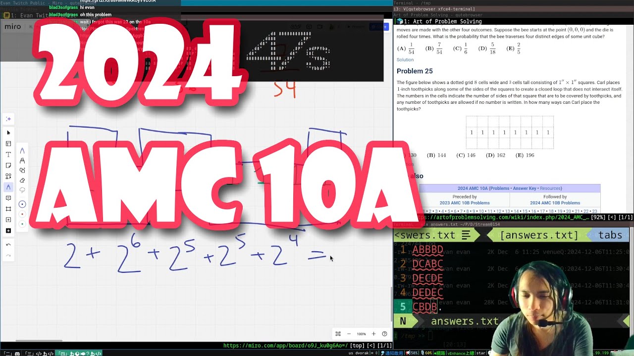 AMC 10A 2024 speedrun any% - YouTube