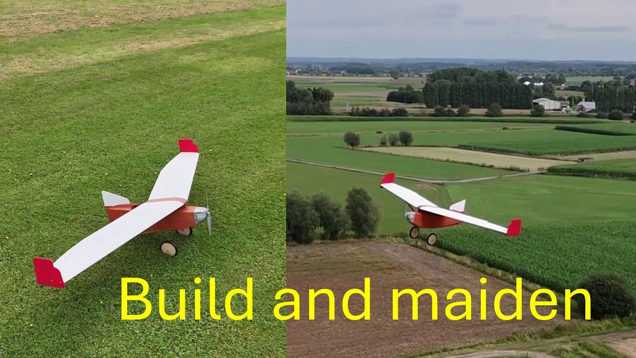 Building & Maiden Flight of the Lippisch Storch RC Plane. - YouTube