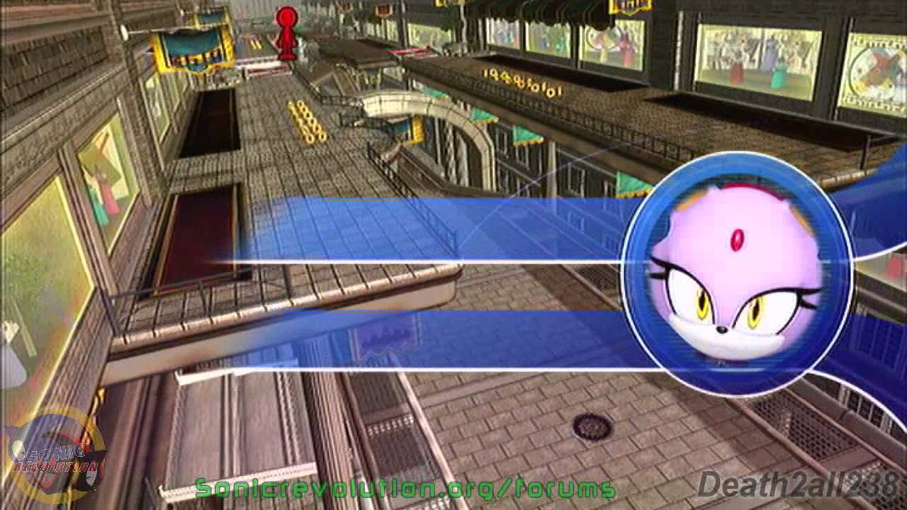 Sonic Free Riders: Metropolis Speedway 03:48:26 (Blaze) & Frozen Forest ...