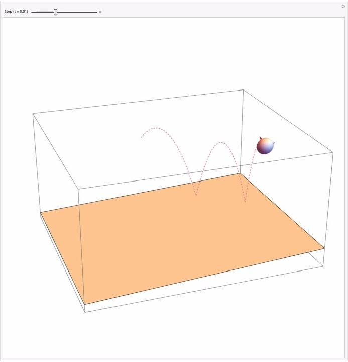 Lie group collision variational integrator - Example 2 - YouTube