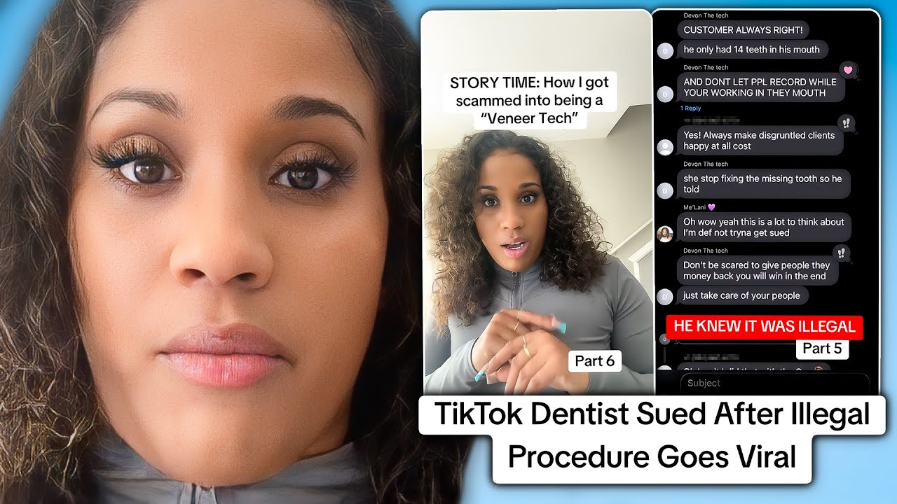 TikTok Dentist Sued After Illegal Procedure Goes Viral - YouTube