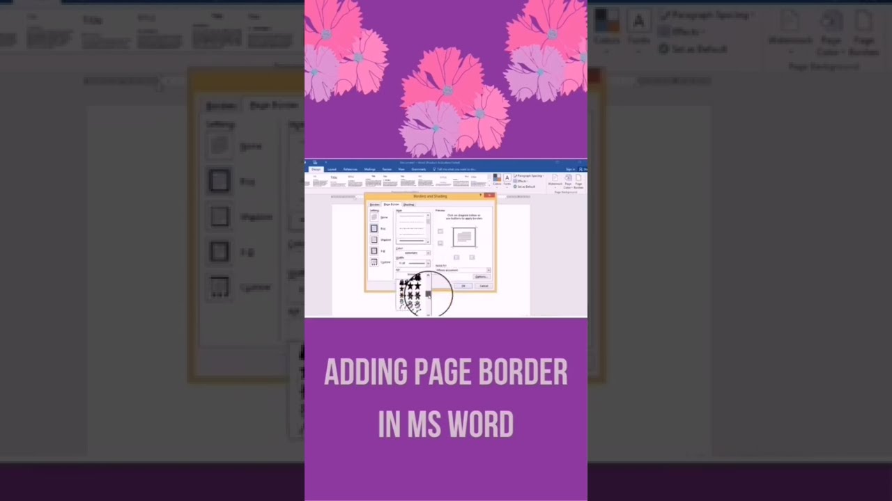 How To Add Page Border In MS Word Quick Tricks Shorts YouTube How To Add Page Border In MS Word Quick Tricks Shorts YouTube