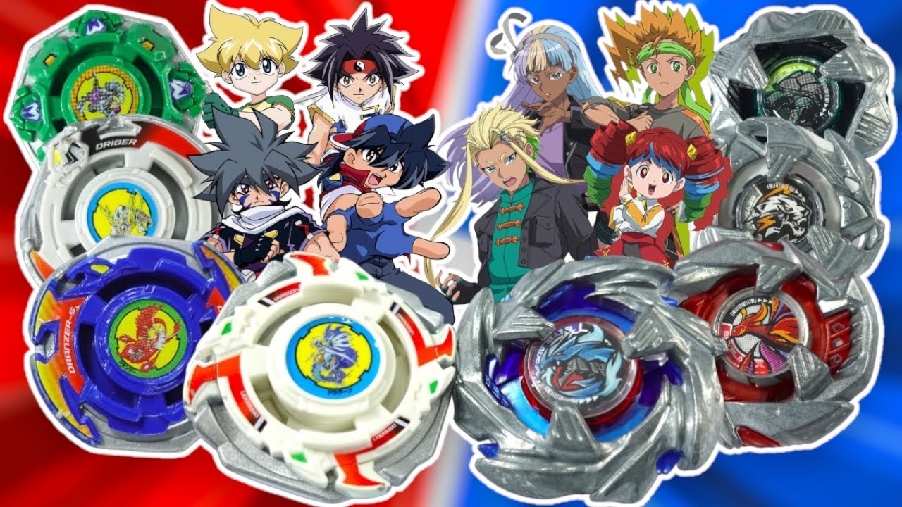 BLADEBREAKERS vs TEAM PENDRAGON | CROSSGEN | BAKUTEN SHOOT BEYBLADE vs ...