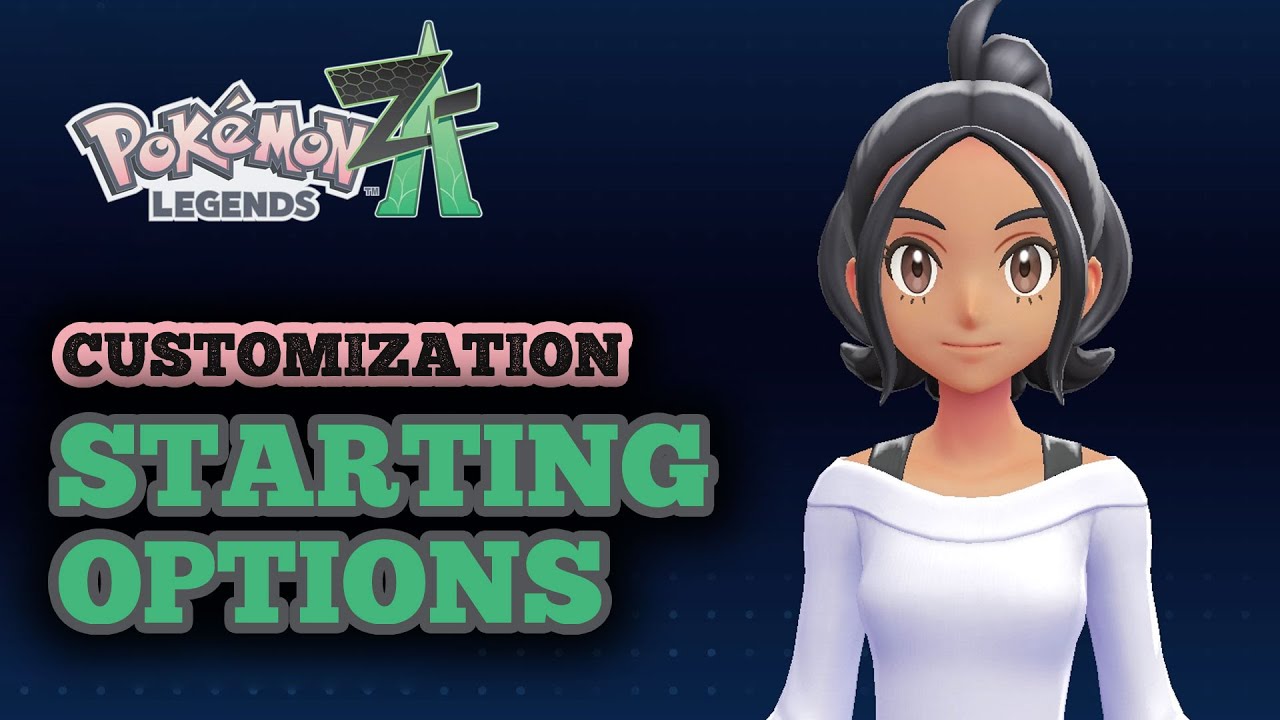 Pokemon Legends Z-A Character Creation Customization Options - YouTube