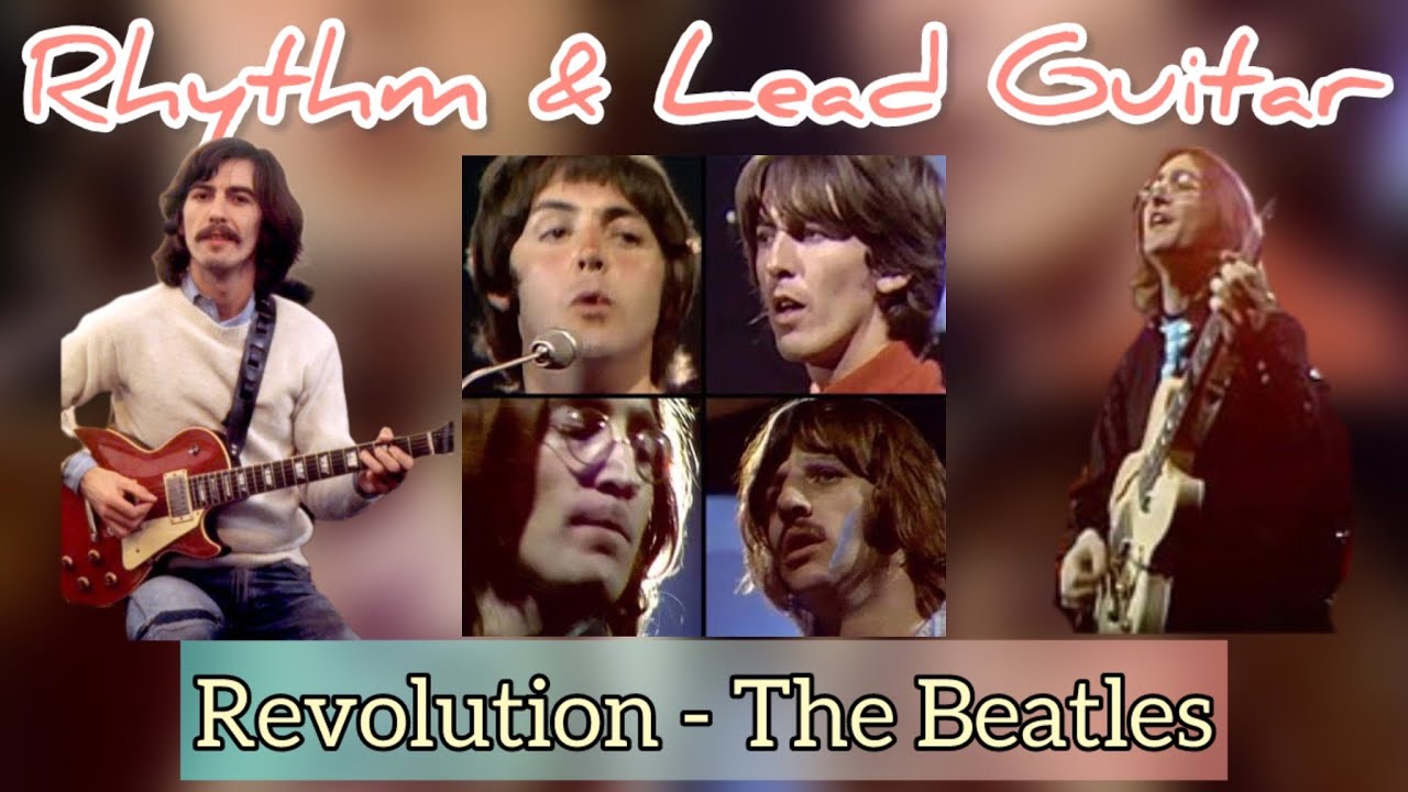 REVOLUTION - The Beatles - Rhythm & Lead Guitar cover Epiphone Casino ...