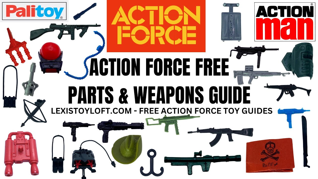 Action Force free weapons guide, a free guide to all Palitoy Action ...