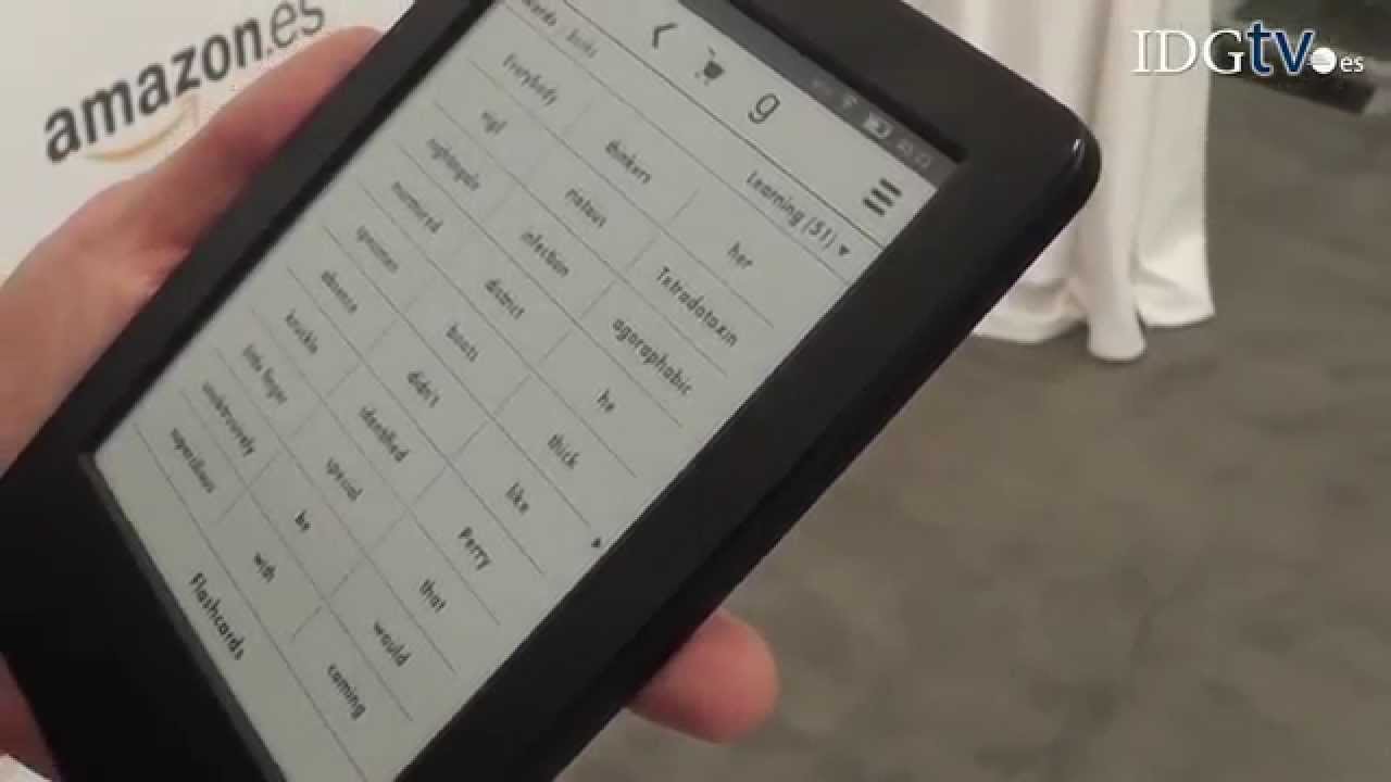 Nuevas funciones del Kindle e-reader de 79 euros - YouTube