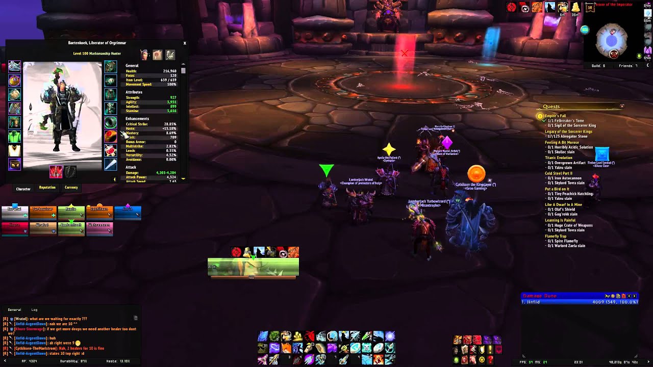 Highmaul raiding - 32 / 34 - YouTube