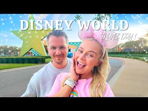 WALT DISNEY WORLD TRAVEL DAY ✈️✨ Virgin Atlantic & Disney's All-Star Movies Resort