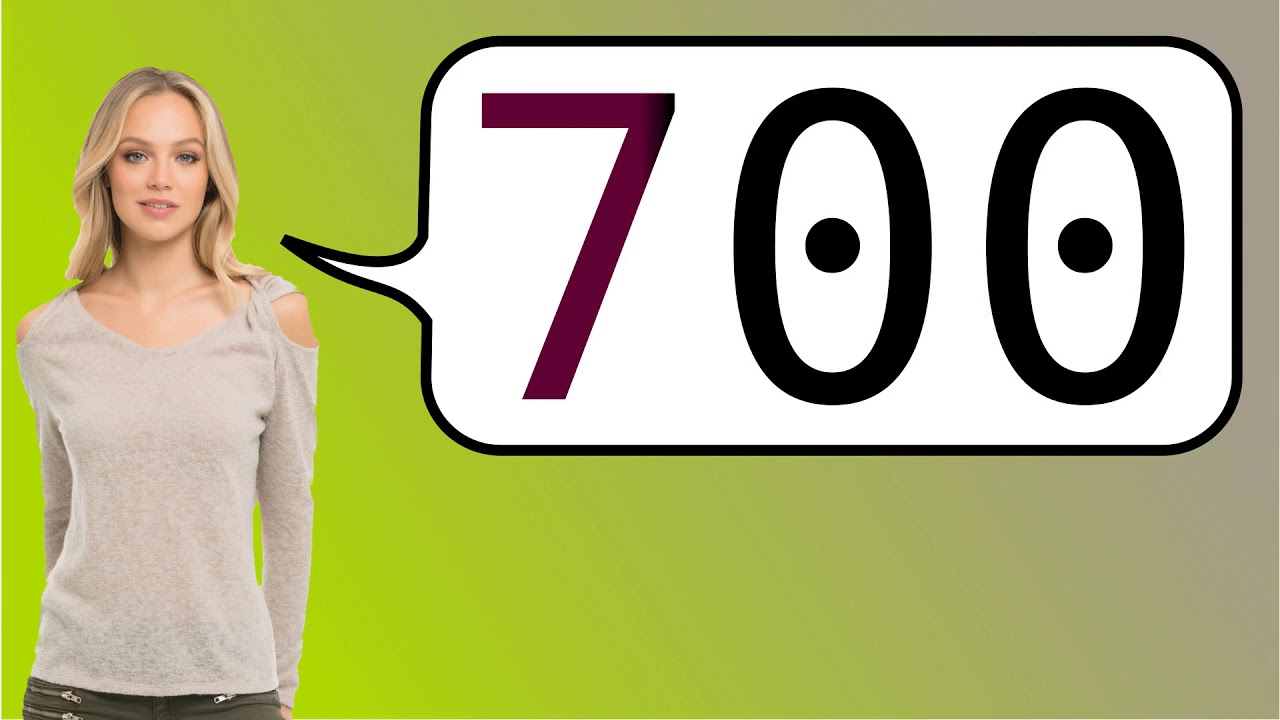 How To Say 700 In French YouTube