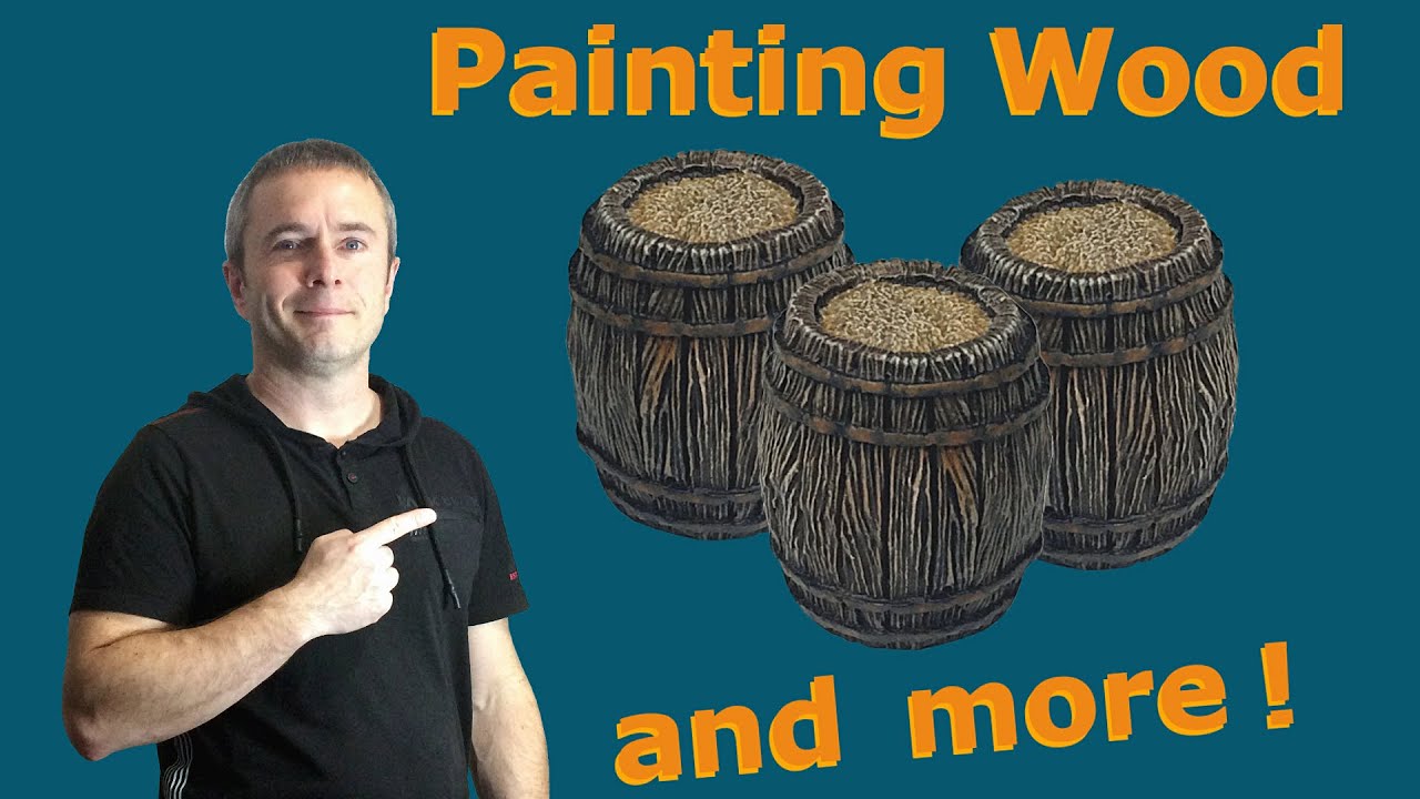 How to paint a Tabletop World Barrel, wood, rust effect and more by ...