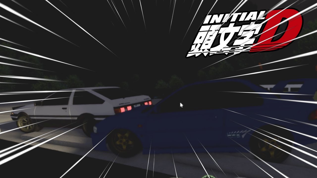 WRX vs AE86! Roblox Initial D remake (Bloxy Stage) - YouTube
