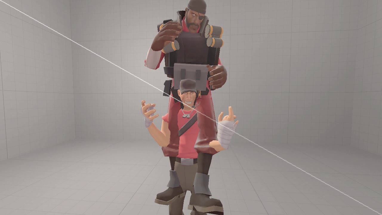 ANIMATION TEST THE SCOUT WITH DEMOMAN - YouTube