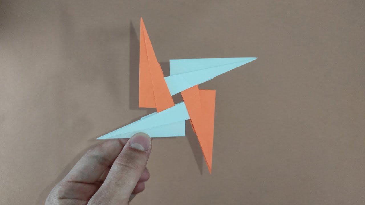 How To Make a Paper Ninja Star - Origami Ninja Star - YouTube