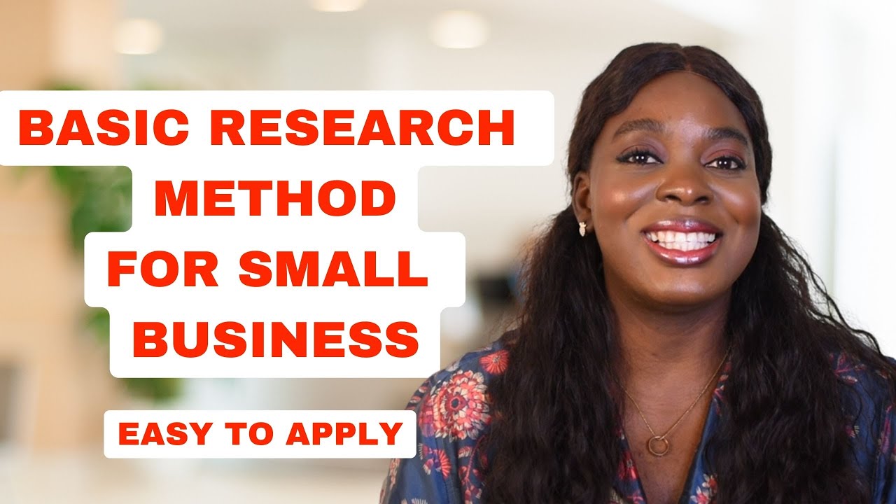 Basic & Simple Research Methods Small Business - YouTube