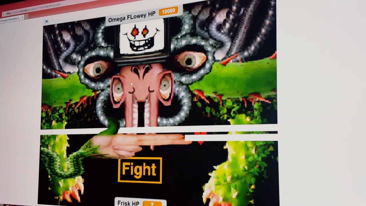 Gaming With Christian Omega Flowey's Battle on Scratch - YouTube