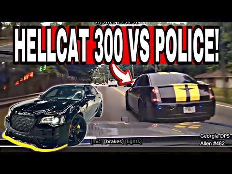 Police Chase Hellcat Swapped Chrysler 300 In This Epic Police Chase ...