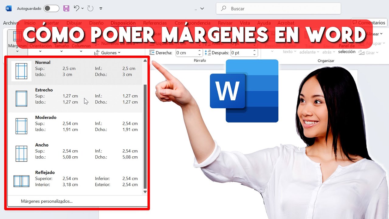 Como Configurar los Margenes en Word (PASO A PASO) - YouTube