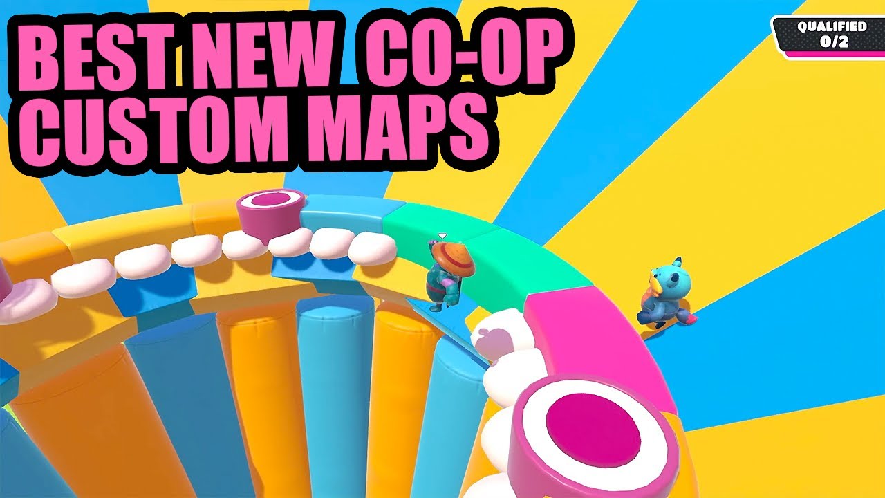 Top 3 NEW CO-OP MAPS in Fall Guys Creative Mode - YouTube