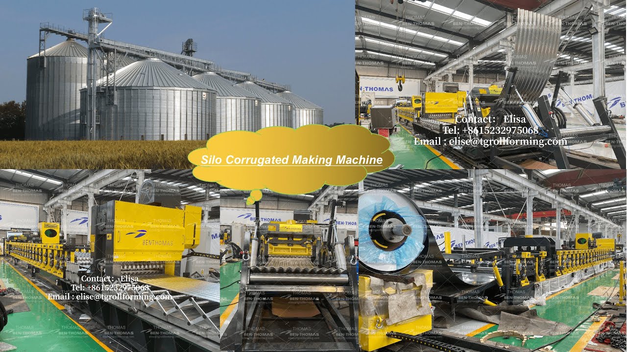 silo making machine | Grain storage tank production line | Silo machine ...