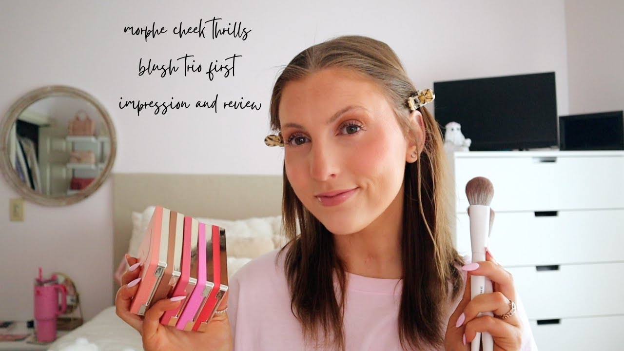 morphe cheek thrills blush trio first impression and review | erin ...
