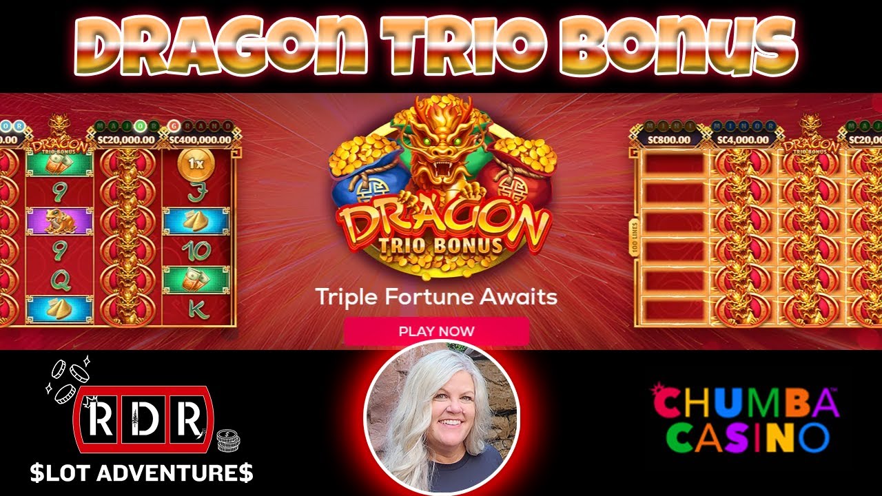 New Game Monday: Dragon Trio Bonus Slot Game on Chumba Casino! - YouTube