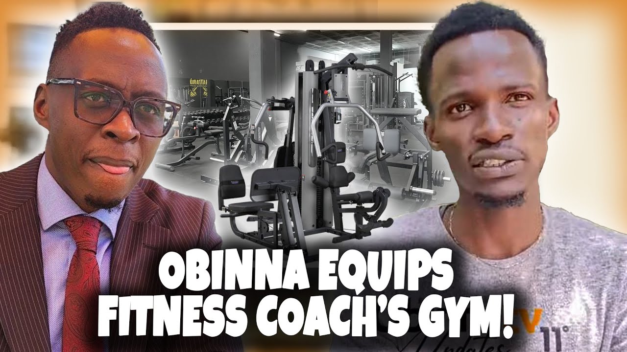 OGA OBINNA GIFTS A FITNESS COACH GYM EQUIPMENTS - YouTube
