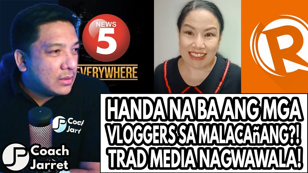 RAPPLER AT NEWS5 NAGWAWALA! MGA VLOGGERS PAPAYAGAN MAGCOVER SA PALASYO ...