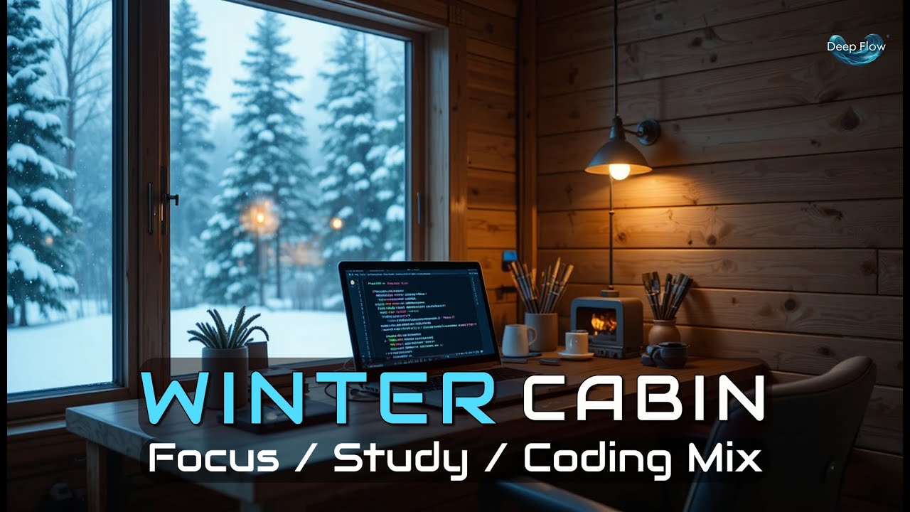Winter Cabin — Cozy Lofi Mix for Focus, Study & Programming - YouTube