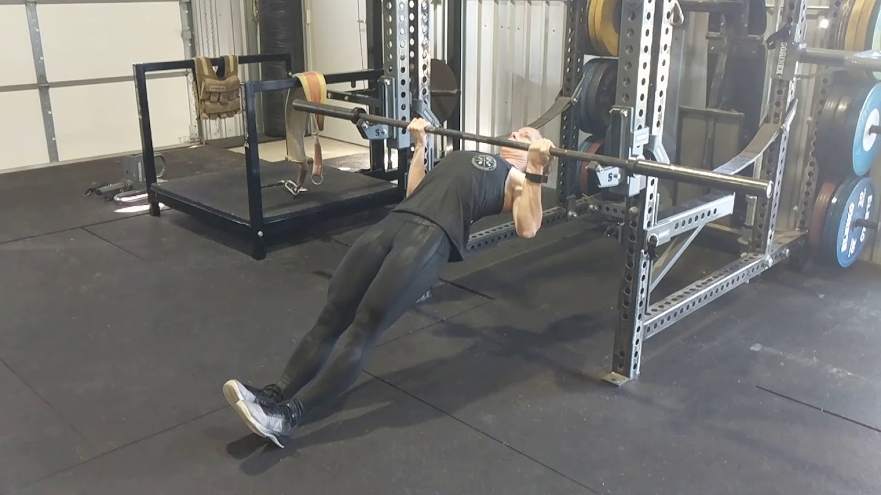 Underhand Horizontal Body Row - YouTube
