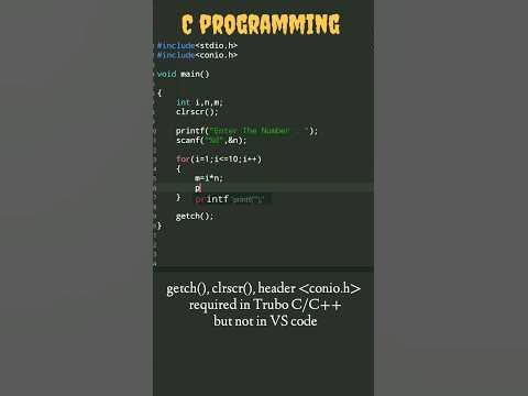 Print Multiplication Table of a given number | C programming | #shorts #coding #beginners #c # ...