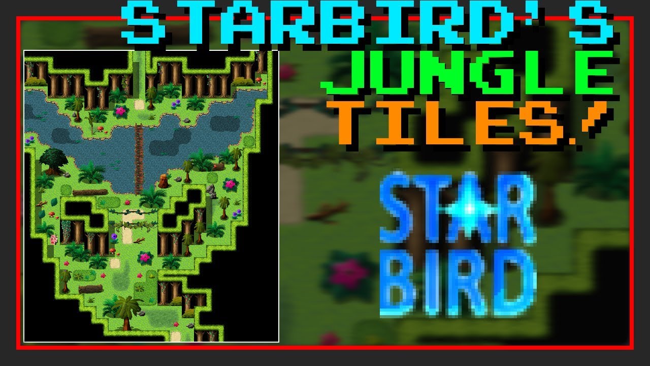 RPG Maker MV - Starbird's Jungle Tileset - YouTube