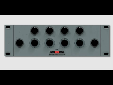 UREQ by Analog Obsession Free Vintage Urei Equalizer Mixbus Demo and Mid:Side Matrix Trick