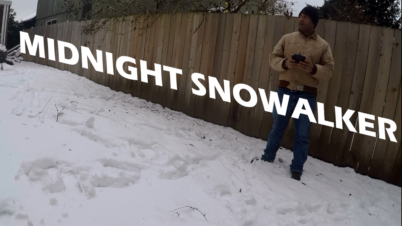 Midnight Snow Walk - YouTube