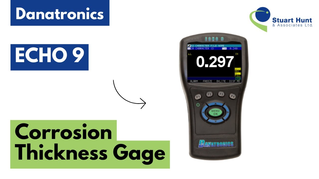 Danatronics ECHO 9 | Corrosion Thickness Gage - YouTube