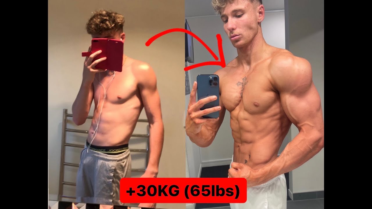 Kian Deehan 4 Year Natural Transformation 16-20 From Skinny To Muscular ...