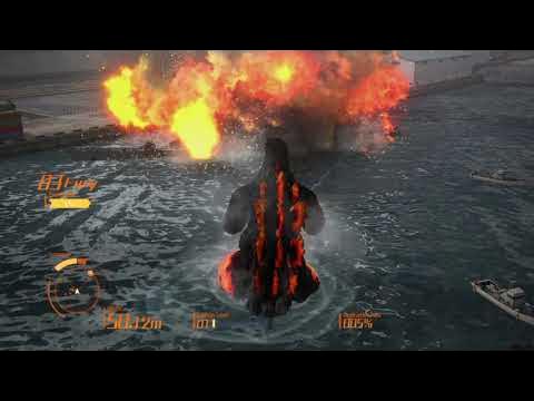 GODZILLA PS4 : Burning Godzilla Walkthrough - YouTube
