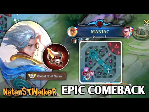 NOTHING IS IMPOSSIBLE IN THE LATE GAME! MANIAC!!! 5 MAN - MLBB - YouTube