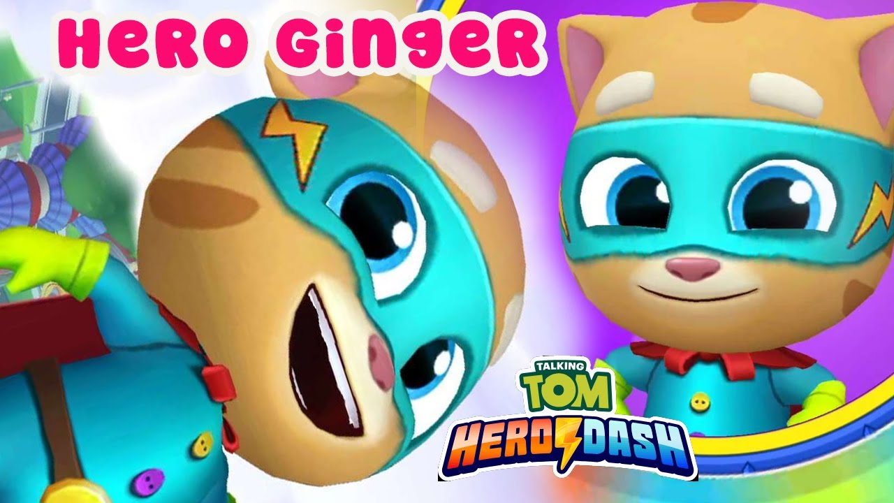 Hero Ginger in Action: Defeating the Villains | My Talking Tom Hero ...