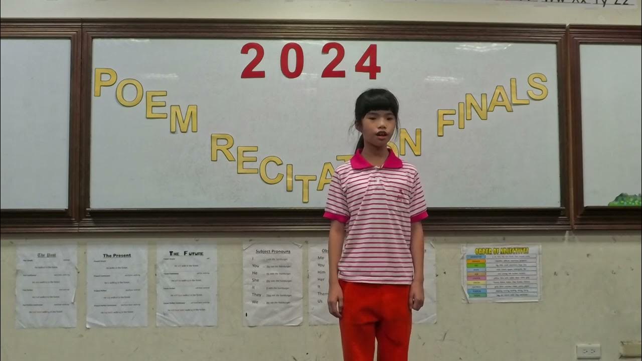 2024.05.31 poem recitation final - 2C - YouTube