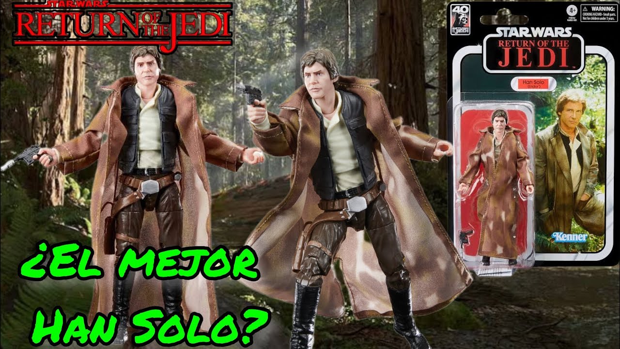 Han Solo (Endor)|Star Wars Return of the Jedi Black Series 40th ...