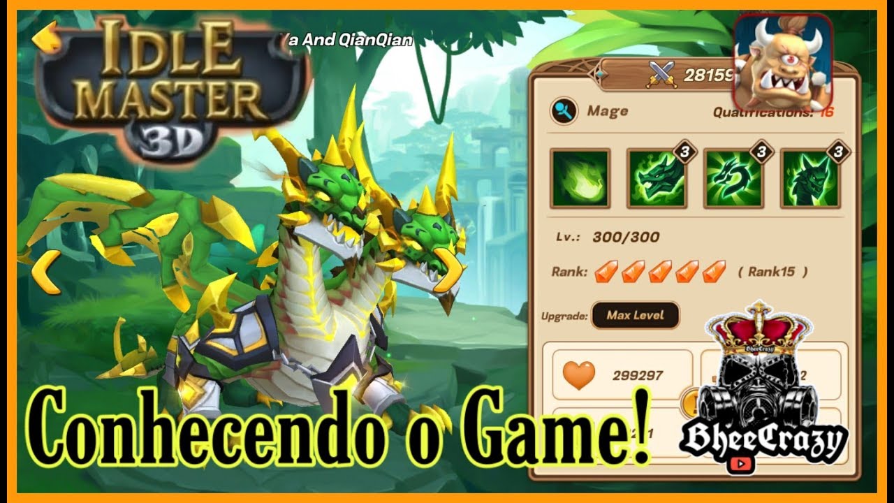 Idle Master 3D: AFK Adventure - Conhecendo o jogo #BheeCrazy Apanhou ...