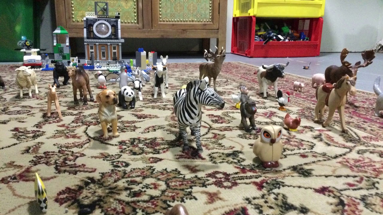 Evan Almighty animals inside the ark stop motion - YouTube