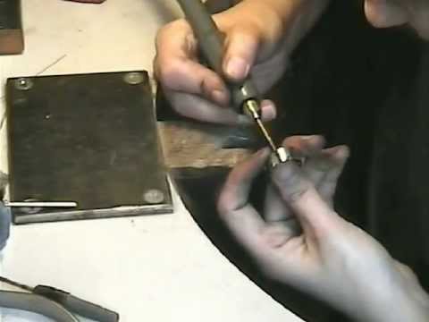 Making of stainless steel wedding ring - YouTube