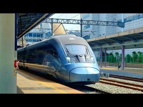 부산 》 서울 KTX-청룡 #32 경부선 대전역 발차 - YouTube