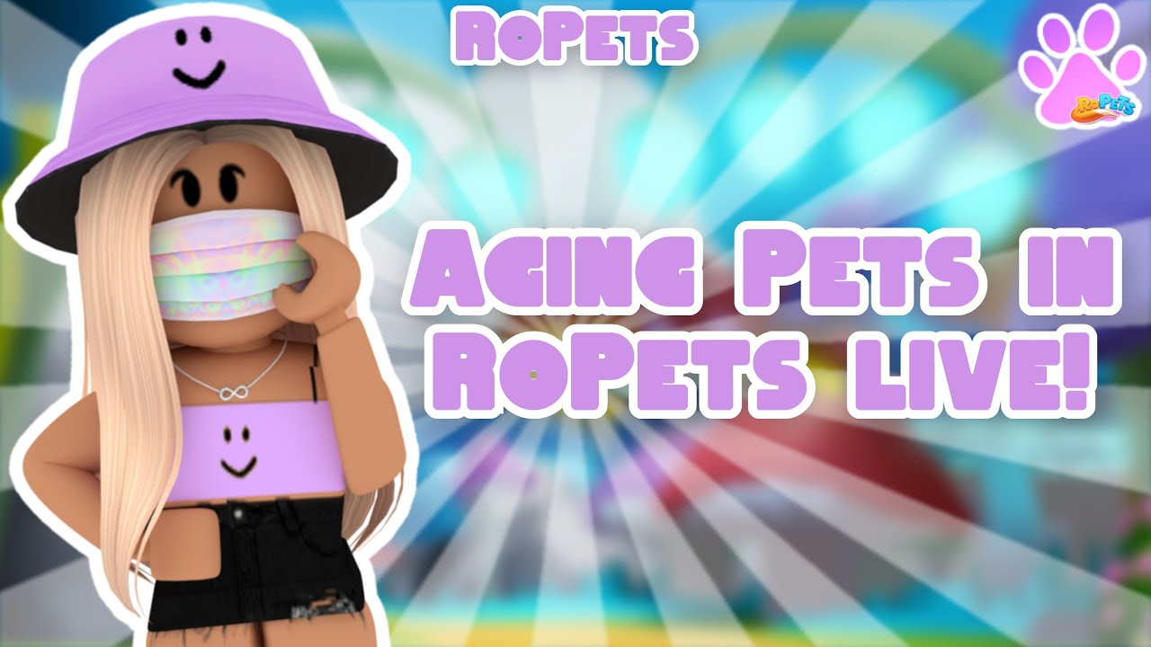 Aging Pets 🐺 in *ROPETS* + Giveaway Winners! *LIVE* | Roblox RoPets 🐾 ...