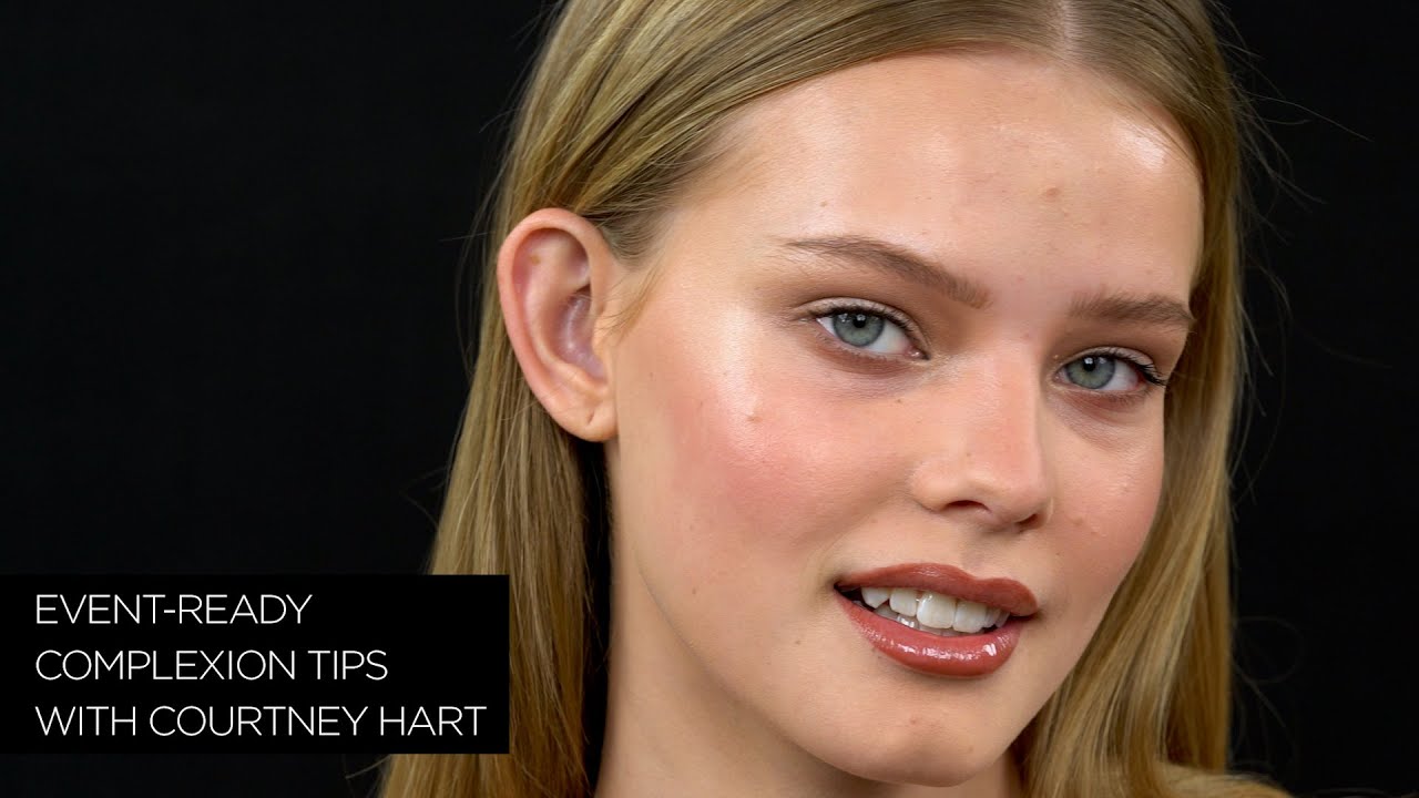 MERLE NORMAN COSMETICS | EVENT-READY COMPLEXION TIPS WITH COURTNEY HART ...
