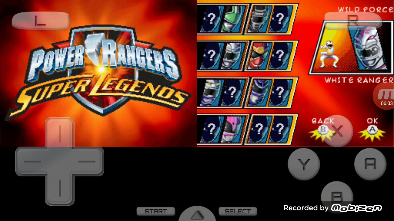 jogando POWER RANGERS SUPER LEGENDS de nintendo ds parte 1 - YouTube
