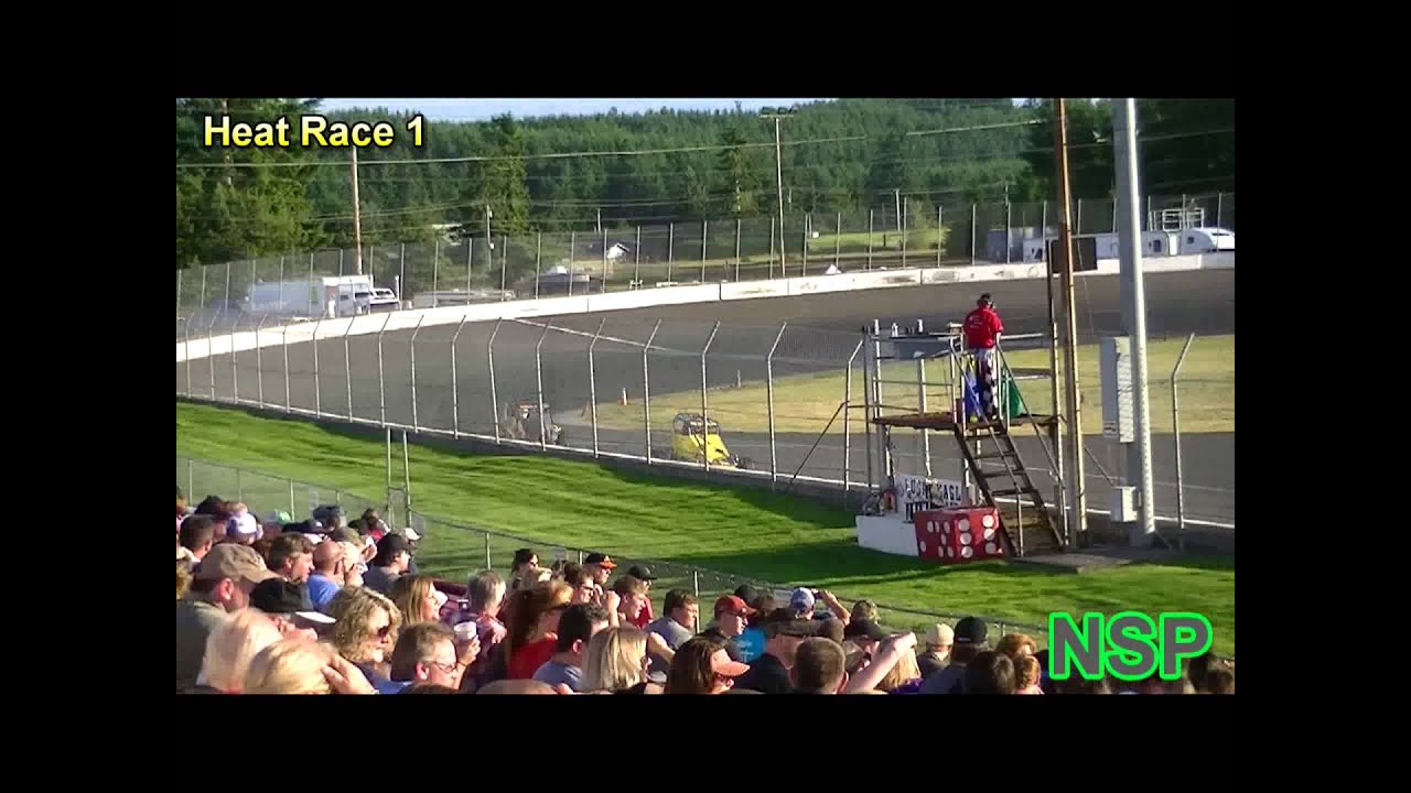 6-22-2013 WMRA Midgets Trophy Dash & Heat Race South Sound Speedway ...