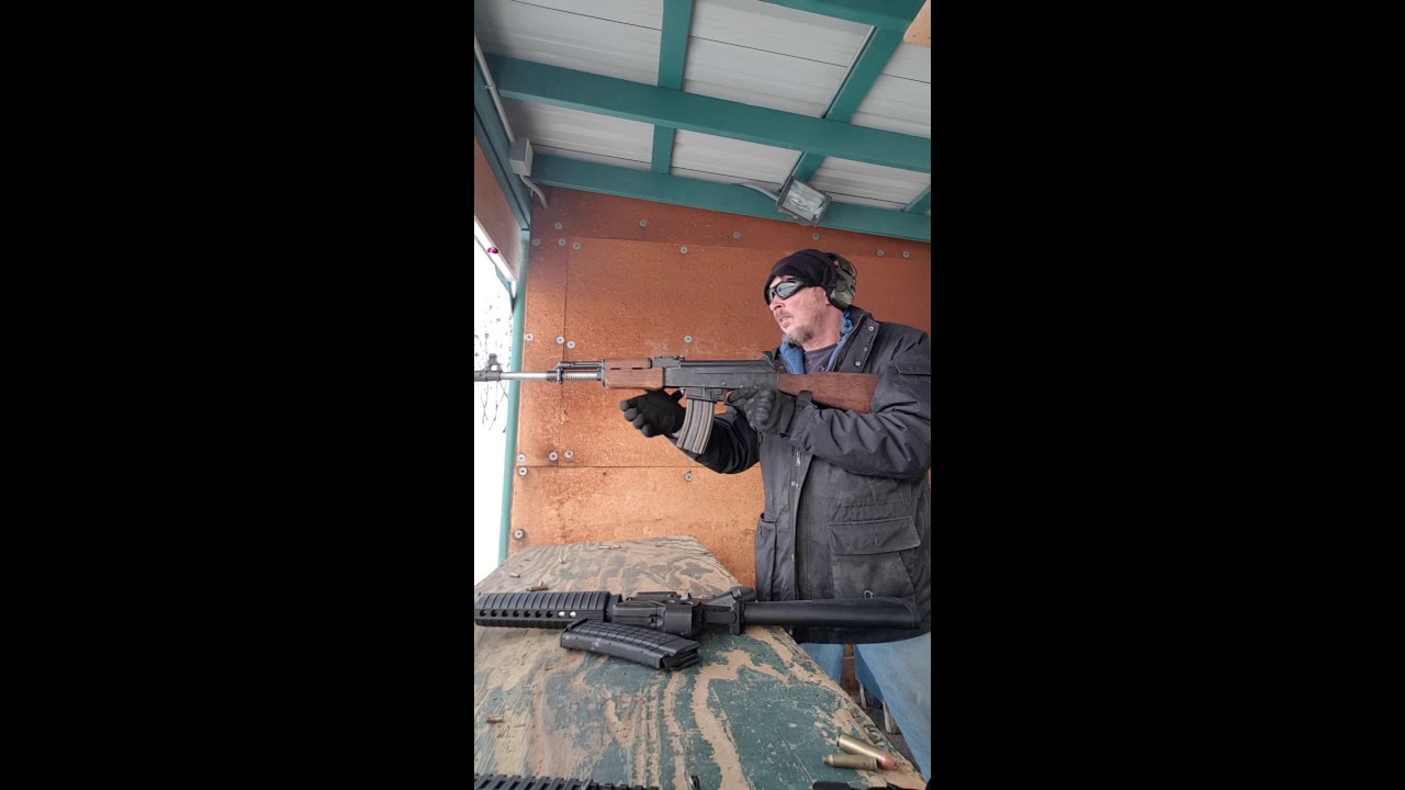 AK 50 Beowulf magazine tests. GI mags no feed ramp. - YouTube